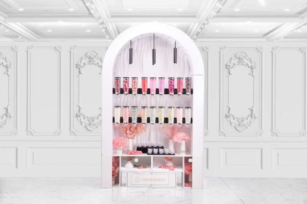 Pink Candy Dispenser | Chocolate Decor