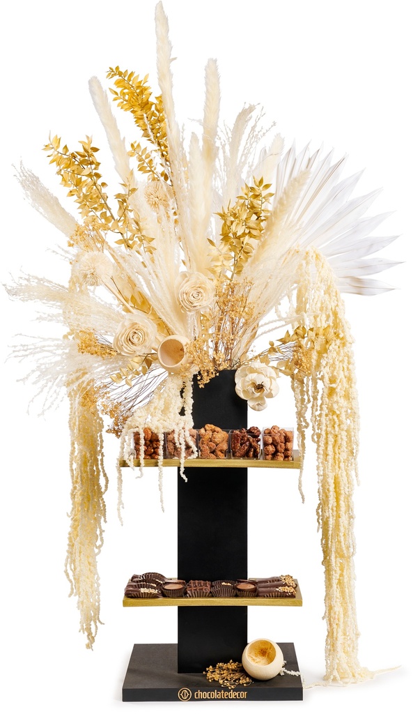 Column Gold Sm | Chocolate Decor